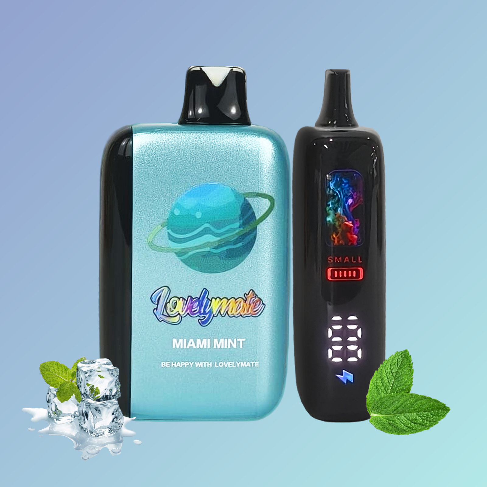 Lovelymate Vapes Miami Mint Disposable Vape 40000 Puffs – Lovely mate